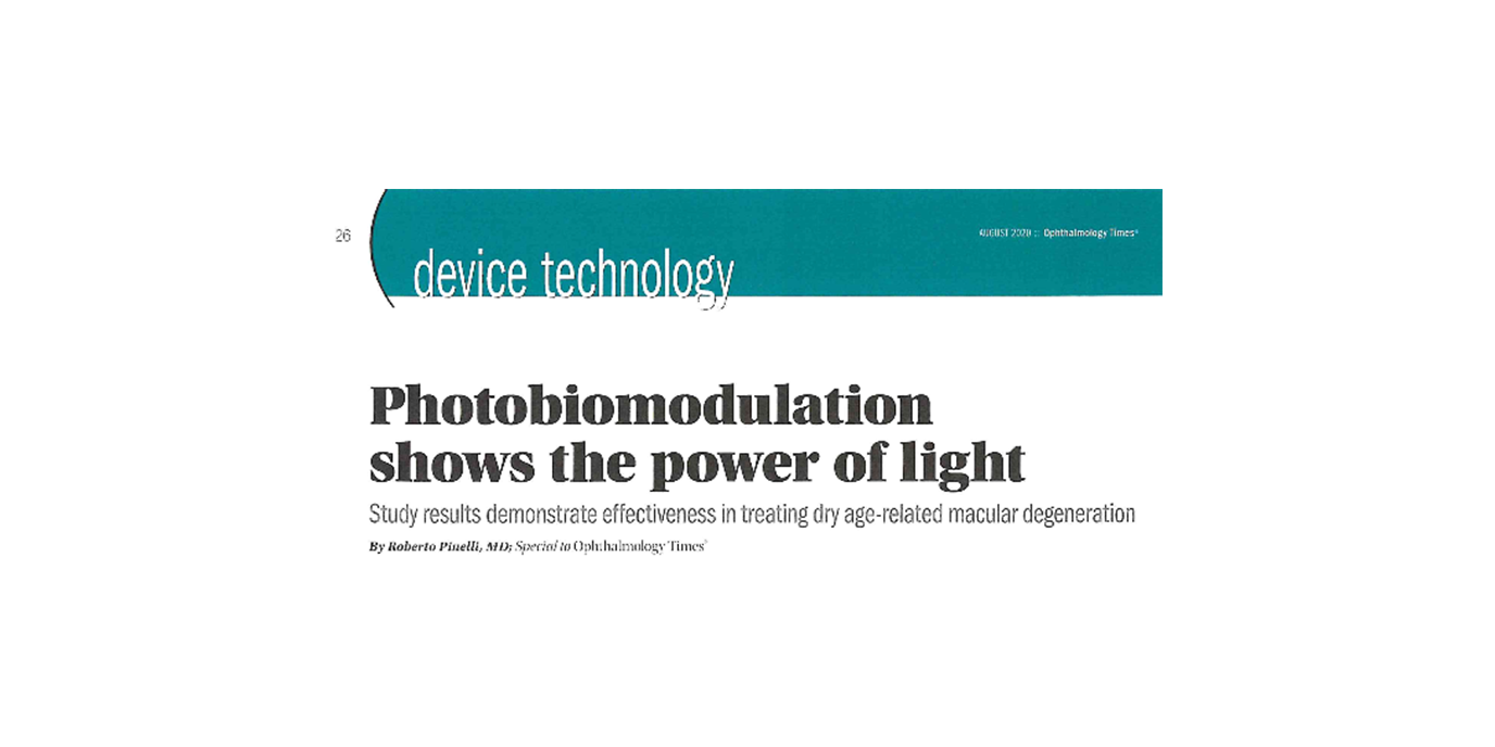 Photobiomodulation shows the power of light | Switzerland Eye Research ...